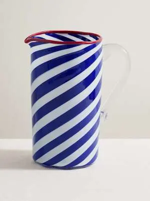 AQUAZZURA CASA Lido Murano Glass Pitcher