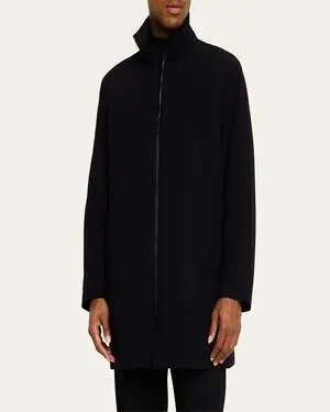Giorgio Armani Crepe Wool Topcoat