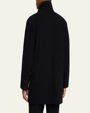 Giorgio Armani Crepe Wool Topcoat