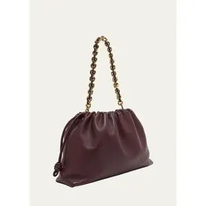 Loewe Flamenco Large Napa Lambskin Shoulder Bag - Black
