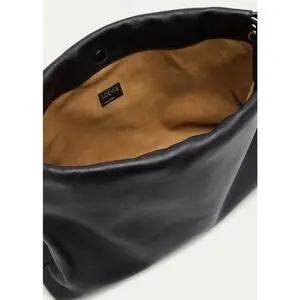 Loewe Flamenco Large Napa Lambskin Shoulder Bag - Black