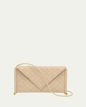 Bottega Veneta Phone Pouch Bag - Ecru