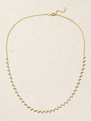 ROXANNE FIRST Cupcake 14-karat Diamond Necklace - Gold