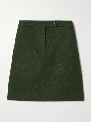 Bally Wool Mini A-line Skirt