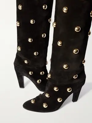 Chloé Studded Suede Over-the-knee Boots