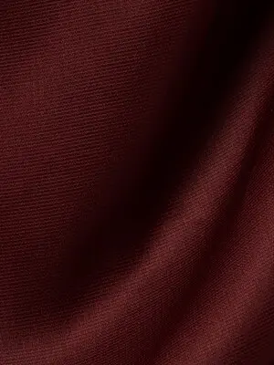 Khaite Olula Draped Midi Skirt - Burgundy