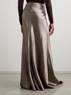 Ralph Lauren Masina Satin Maxi Skirt
