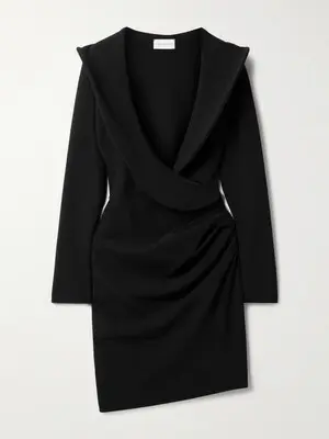 Magda Butrym Wrap-effect Draped Mini Dress