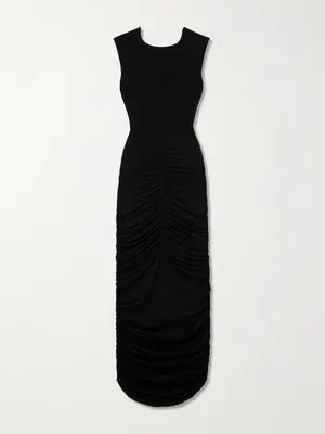 Magda Butrym Ruched Open-back Gown