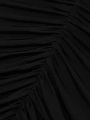 Magda Butrym Ruched Open-back Gown