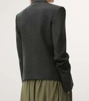 Loewe Wool Twill Double-breasted Blazer