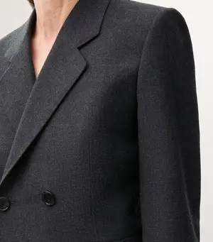 Loewe Wool Twill Double-breasted Blazer