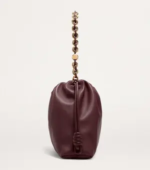 Loewe Leather Flamenco Purse - Burgundy