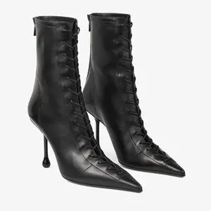 JIMMY CHOO Scarlett 95 Nappa Leather Ankle Boots