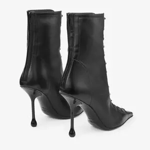 JIMMY CHOO Scarlett 95 Nappa Leather Ankle Boots