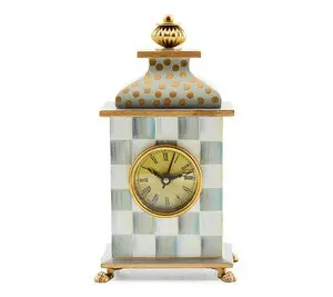 MACKENZIE-CHILDS Sterling Check Desk Clock - One-color
