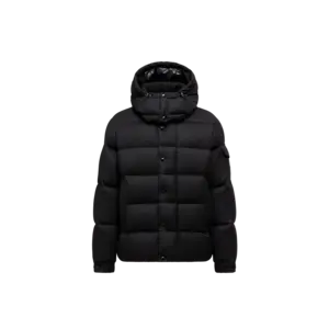 Moncler Vezere Hooded Short Down Jacket - Black