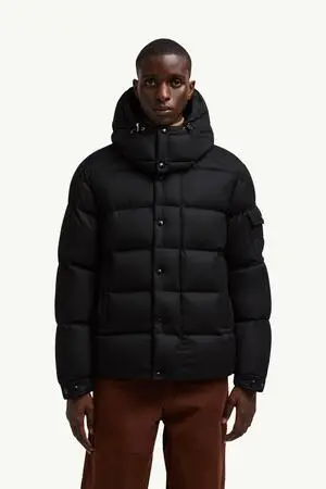 Moncler Vezere Hooded Short Down Jacket - Black