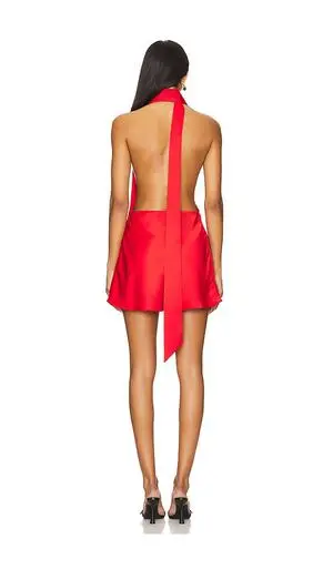 LOVERS AND FRIENDS X Maggie Macdonald Nova Mini Dress - Cherry Red
