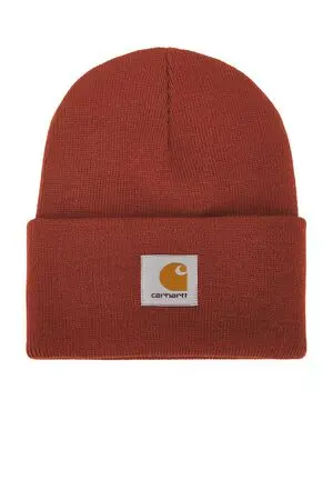 Carhartt Work In Progress Acrylic Watch Hat Vermillion