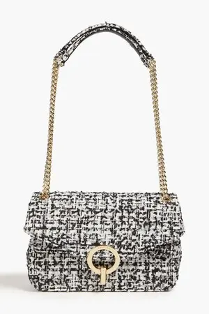Sandro Tweed Shoulder Bag