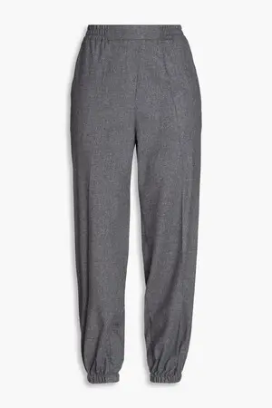 Sandro Mélange Felt Tapered Pants