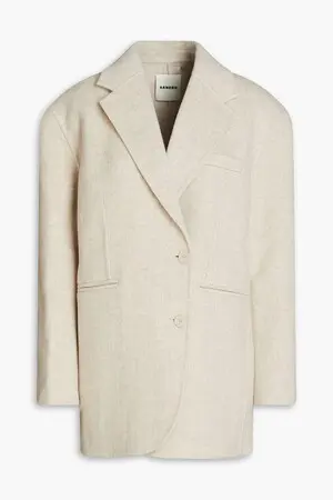 Sandro Wool-blend Felt Blazer
