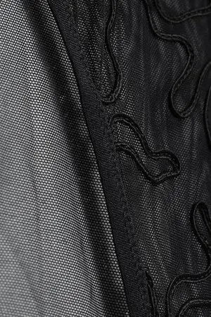 Cosabella Cutout Embroidered Mesh Highrise Briefs
