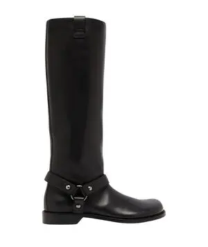 Loewe Loewe Campo High Biker Boots - Black