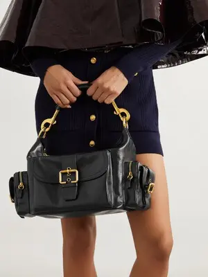 Chloé Camera Leather Shoulder Bag - Black