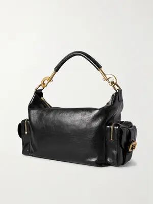 Chloé Camera Leather Shoulder Bag - Black
