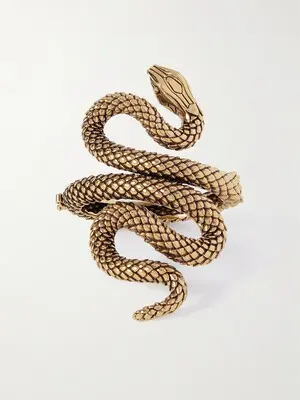 Chloé Tone Snake Bracelet - Gold