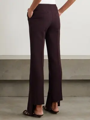 Chloé Pleated Straight-leg Wool Pants