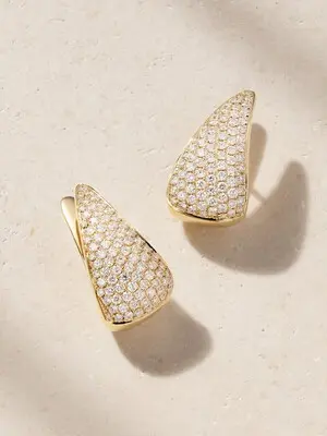 ANITA KO Claw 18-karat Diamond Earrings