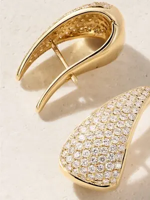 ANITA KO Claw 18-karat Diamond Earrings