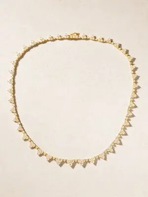 ANITA KO Eternity 18-karat Diamond Choker - Gold