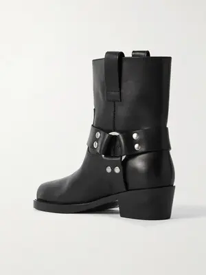 Paris Texas Roxy Studded Leather Ankle Boots