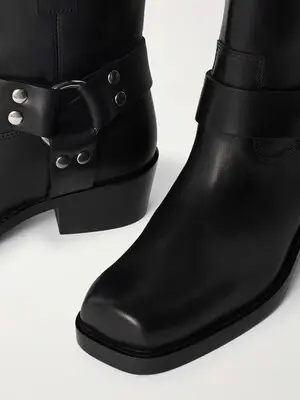 Paris Texas Roxy Studded Leather Ankle Boots