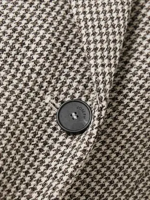 JOSEPH Leandre Double-breasted Houndstooth Blazer - Gray