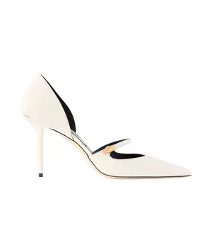JIMMY CHOO Carolyn 90 Embellished Leather Pumps