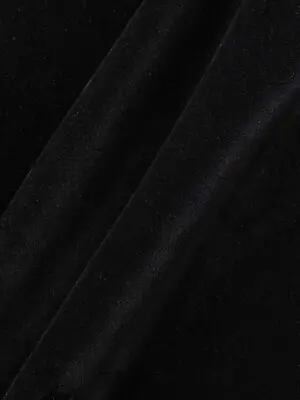 Valentino Garavani Cotton-blend Velvet Fit-and-flare Mini Dress