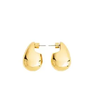 Cos Oversized Chunky Droplet Earrings - Gold