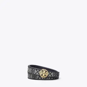 Tory Burch Tory Burch 1" T Monogram Miller Belt Tory Navy