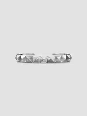 David Yurman Pyramid Cuff Bracelet In Sterling 9.3mm