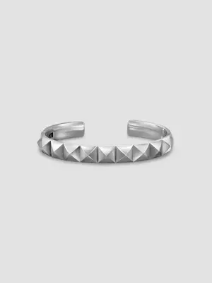 David Yurman Pyramid Cuff Bracelet In Sterling 9.3mm