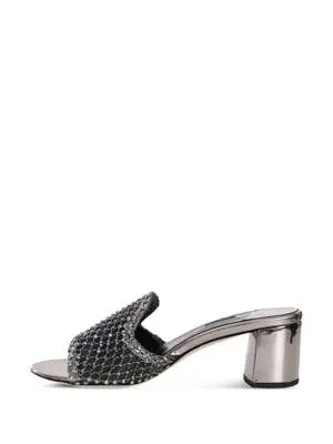 LE SILLA Gilda Crystal-embellished Sandals - Silver