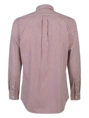 Polo Ralph Lauren Striped Poplin Shirt - Red