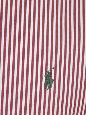 Polo Ralph Lauren Striped Poplin Shirt - Red