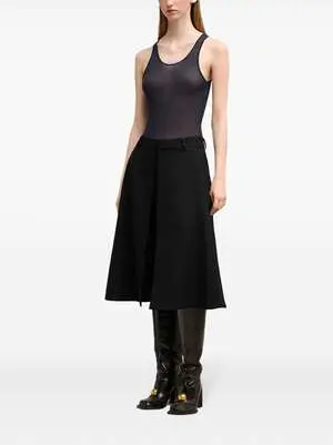 Ami Paneled Knee-length Shorts