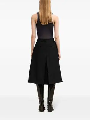 Ami Paneled Knee-length Shorts